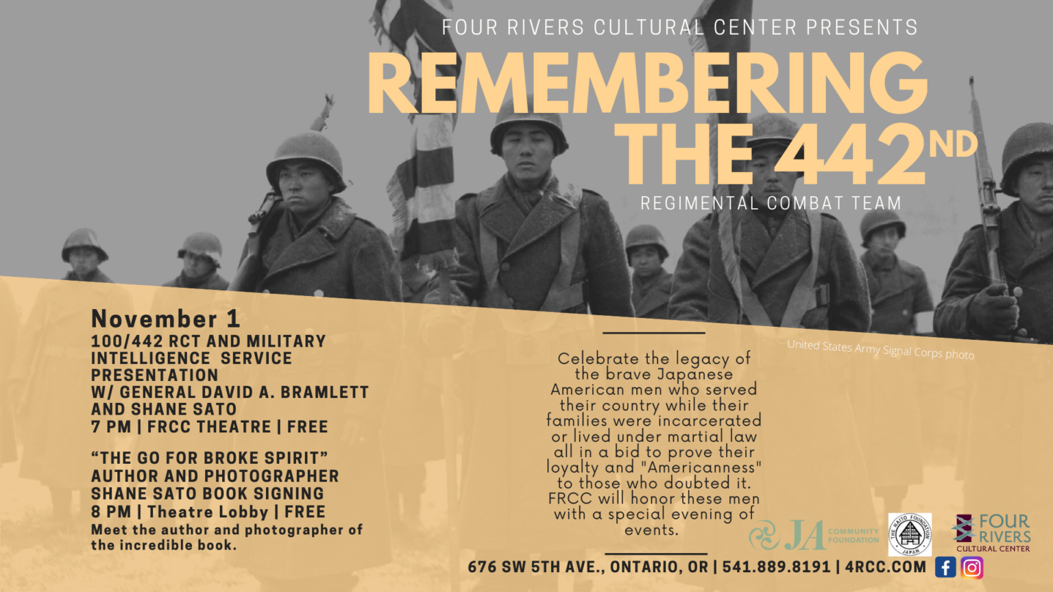 Remembering the 442nd Regimental Combat Team – Four Rivers Cultural Center